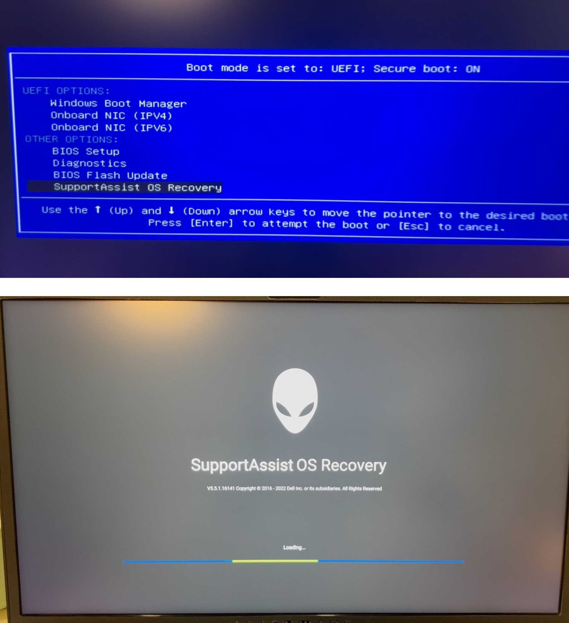 戴尔/外星人,dell/Alienware系统恢复 SupportAssist OS Recovery重建保姆级教程 - 大胡子系统
